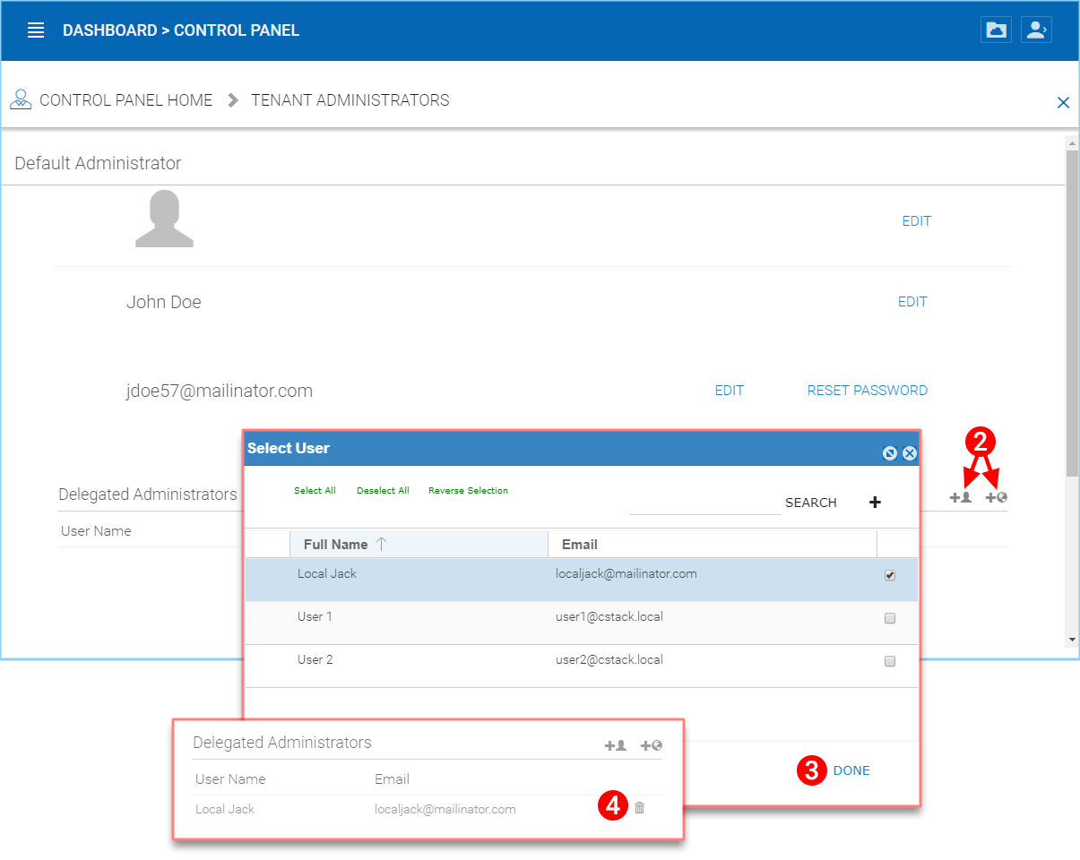 Different Scope of Users — Web Portal User Guide 9.6.5474.41340 ...
